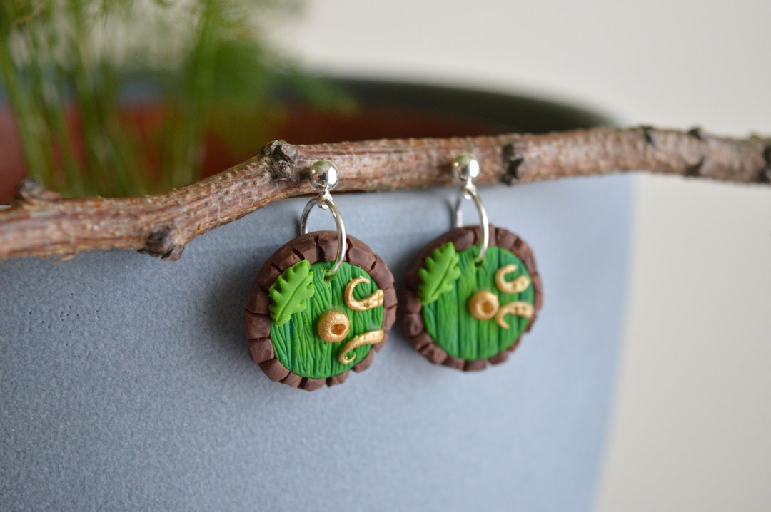 Hobbit Door Earrings - the Hobbit Jewelry, Lord of the Rings Necklace ...