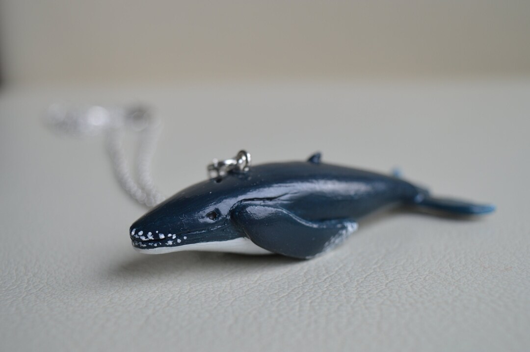 Custom Whale Charms - Humpback Whale, Ocean Jewelry, Animal Necklace ...
