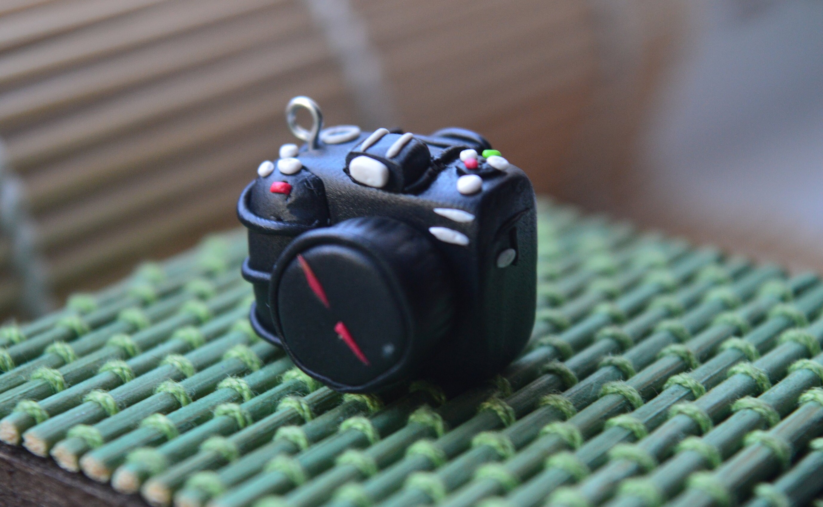 Camera Charm - Photography, DSLR Charm, Camera, Polymer Clay, Jewelry ...