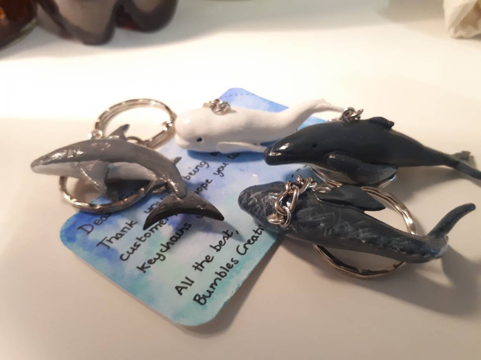 Custom Whale Charms - Humpback Whale, Ocean Jewelry, Animal Necklace ...