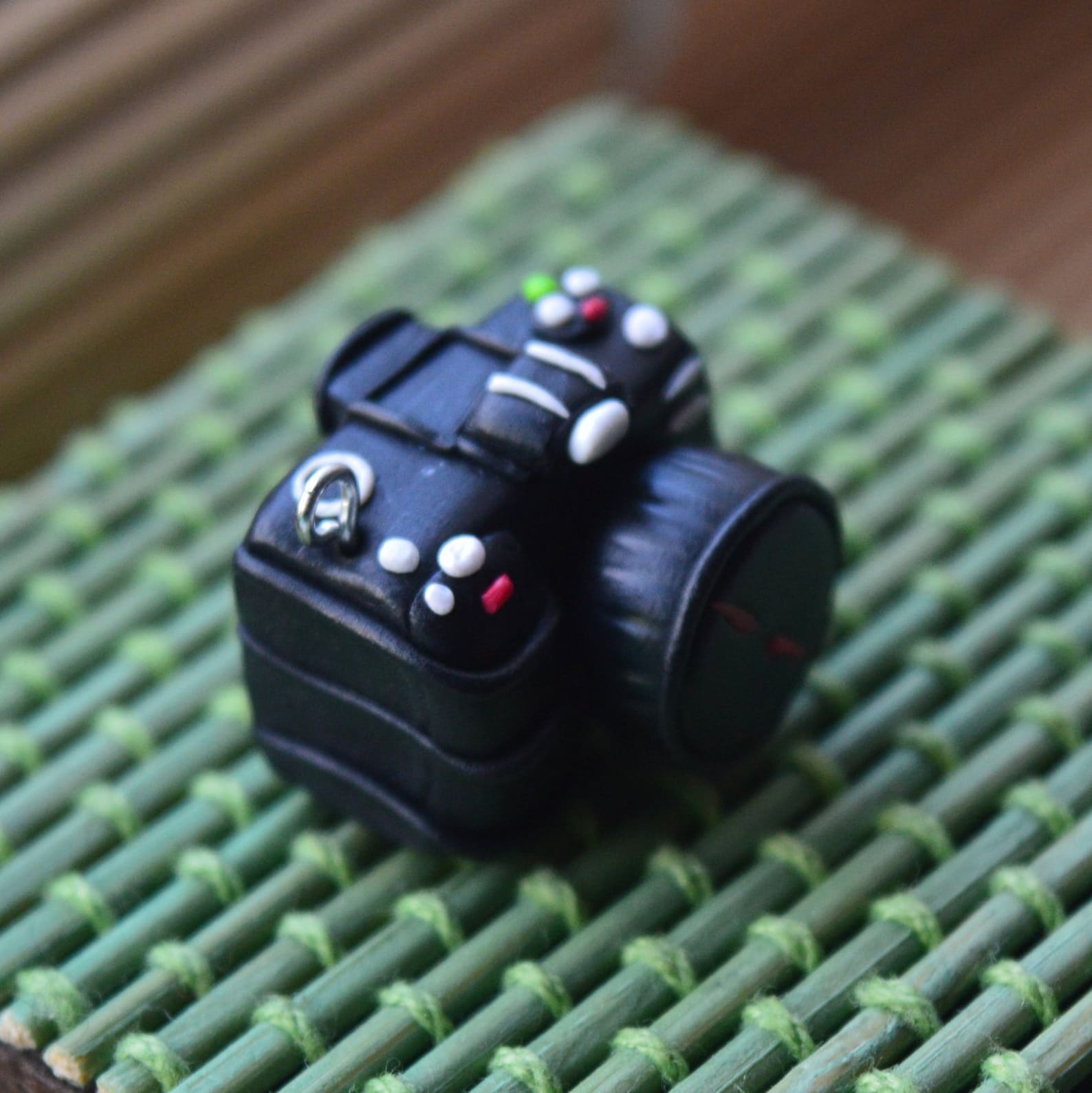 Camera Charm - Photography, DSLR Charm, Camera, Polymer Clay, Jewelry ...