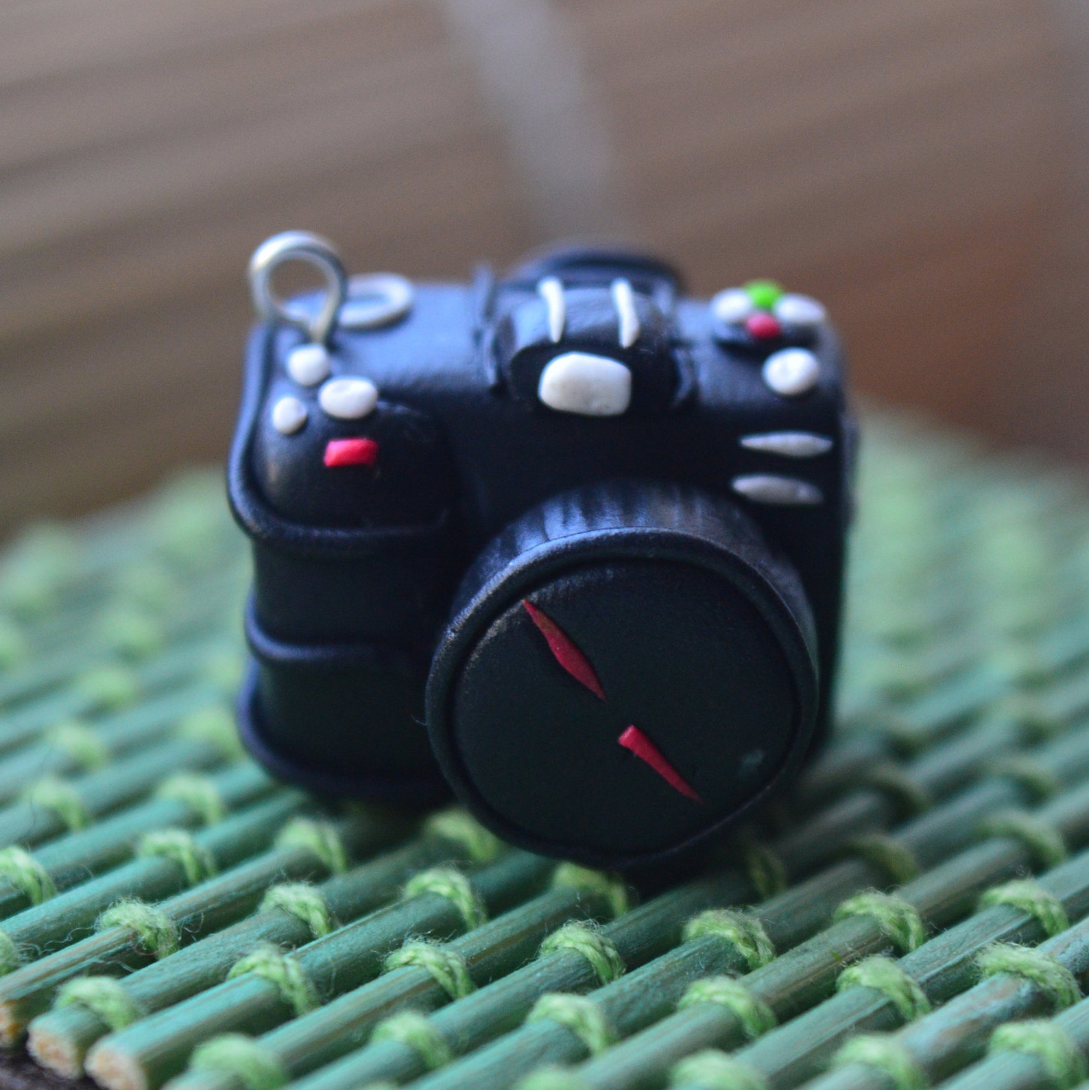 Camera Charm - Photography, DSLR Charm, Camera, Polymer Clay, Jewelry ...