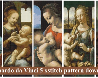 Leonardo Da Vinci Pattern | Etsy