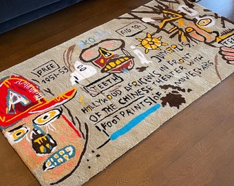 Basquiat Rug - Etsy