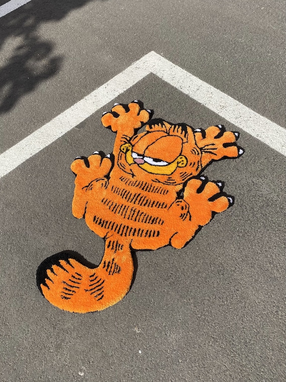 Garfield Handmade Custom Rug Tufted - Etsy