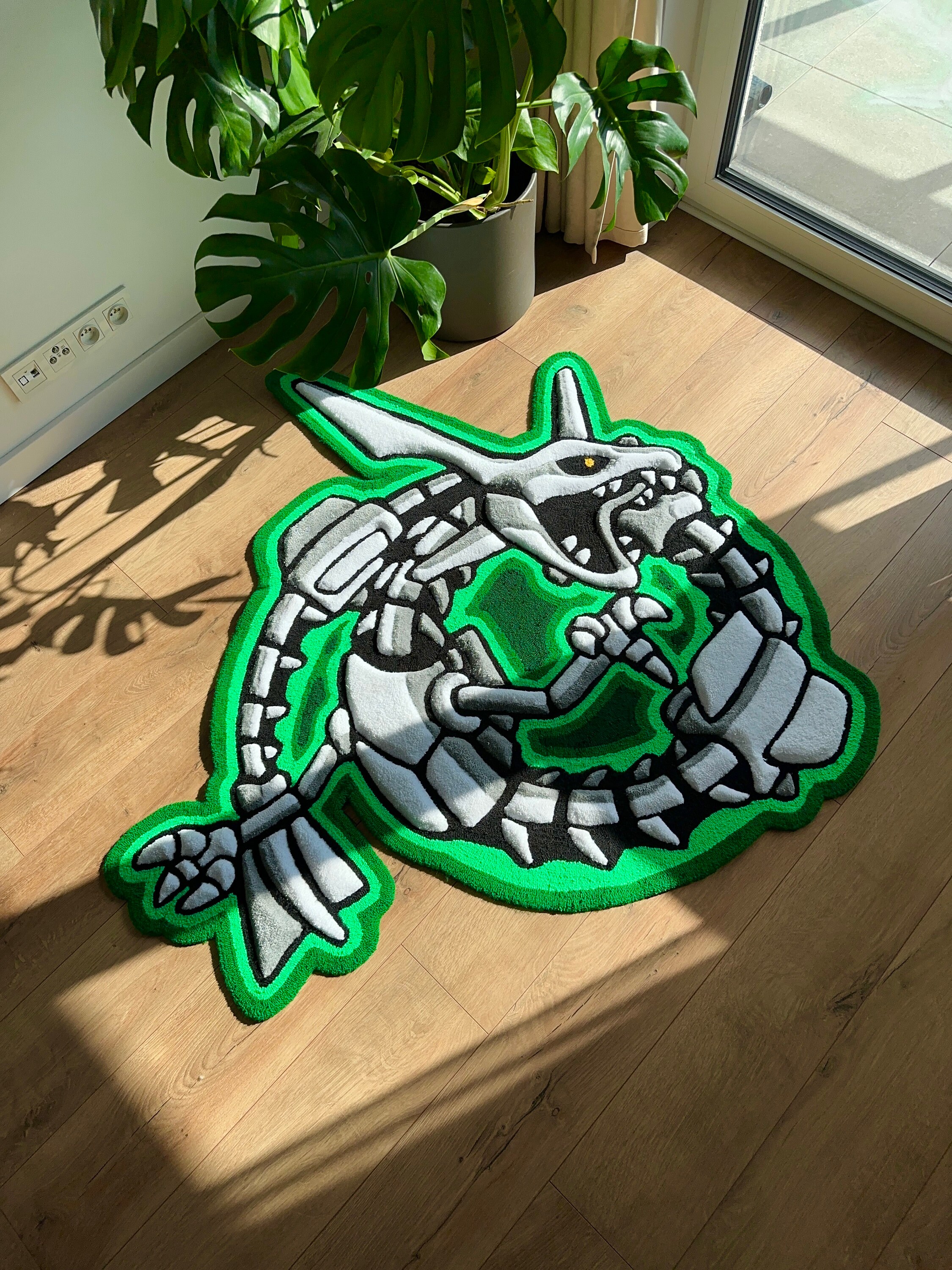 Skeleton Tufted Rug,3d Skull Rug, Handmade Tufted Custom Rug, Living ...