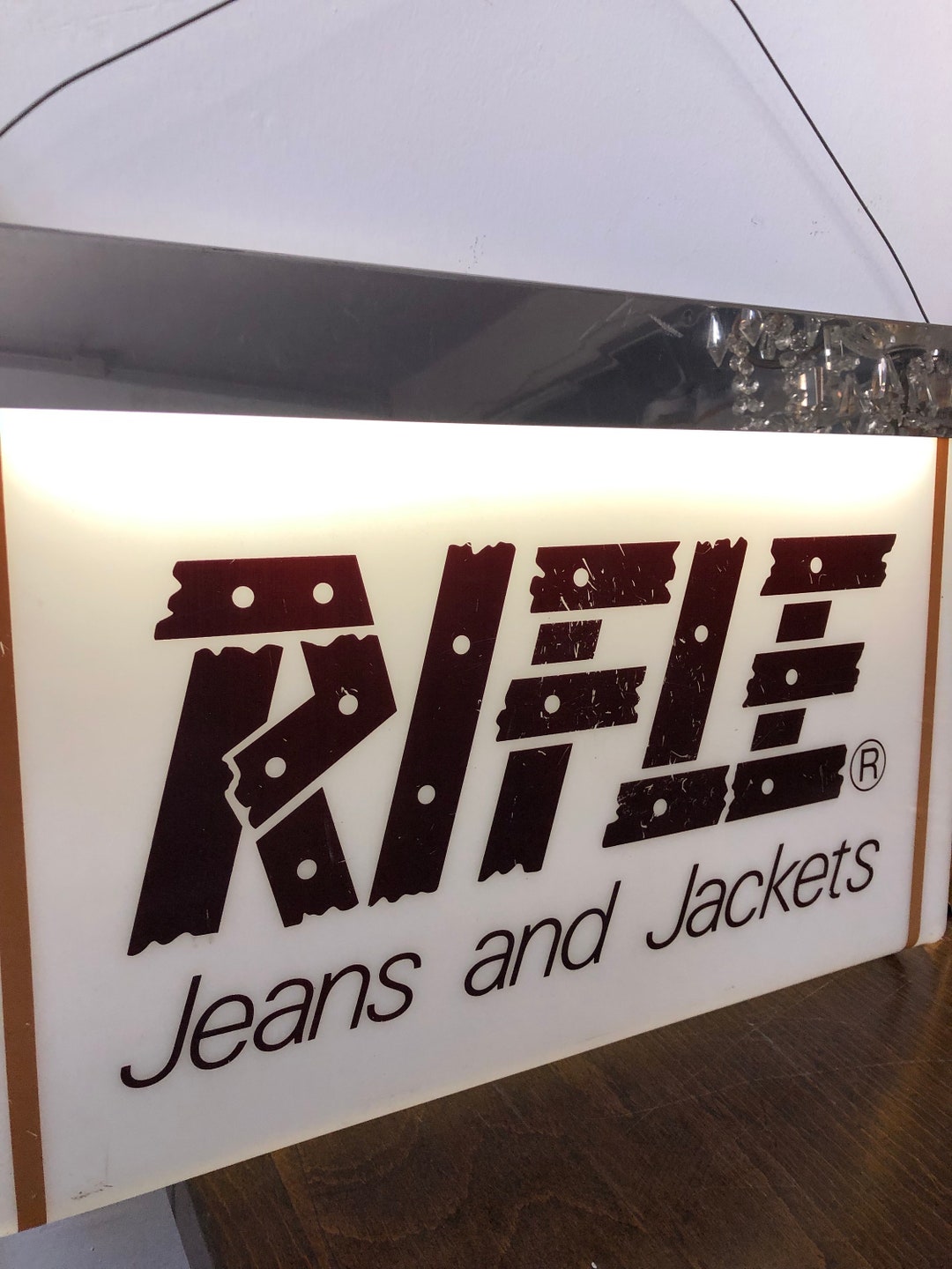 Wrangler Advertising Sign - Etsy