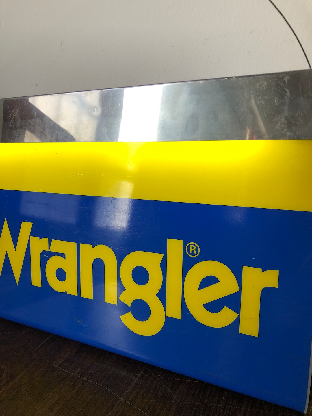 Wrangler Advertising Sign - Etsy
