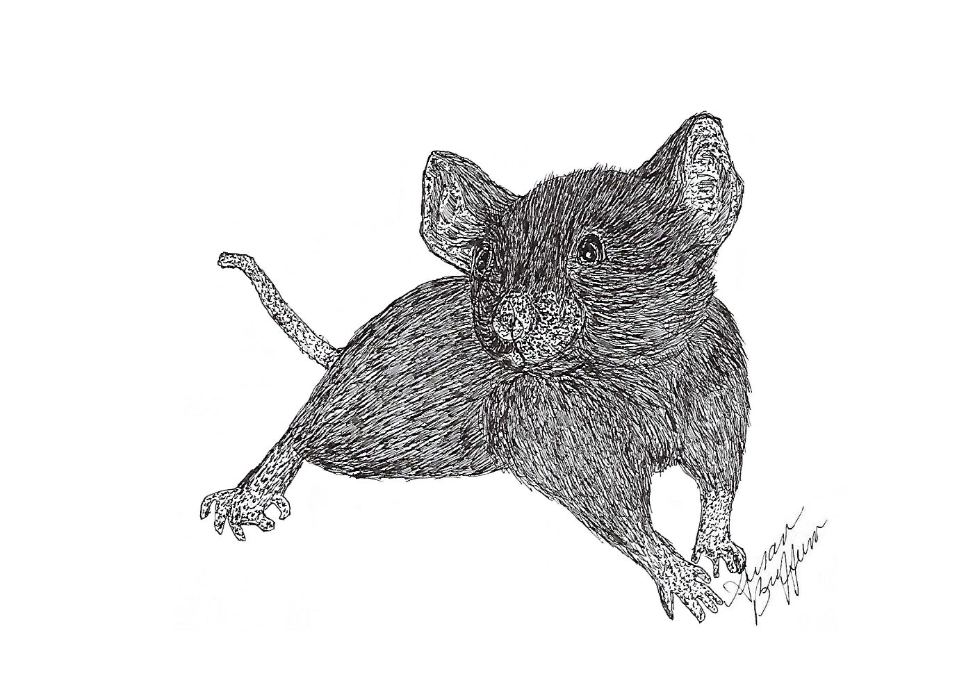 Mouse Art Print | Etsy