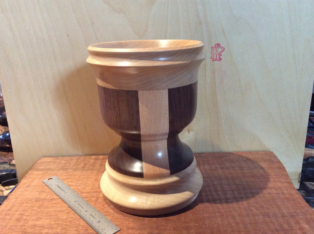 Candlestick With Glass Insert - Etsy