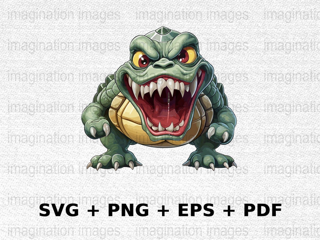 Angry Turtle 7 Image | Png Svg Pdf Eps, Commercial Use Vector Graphics ...