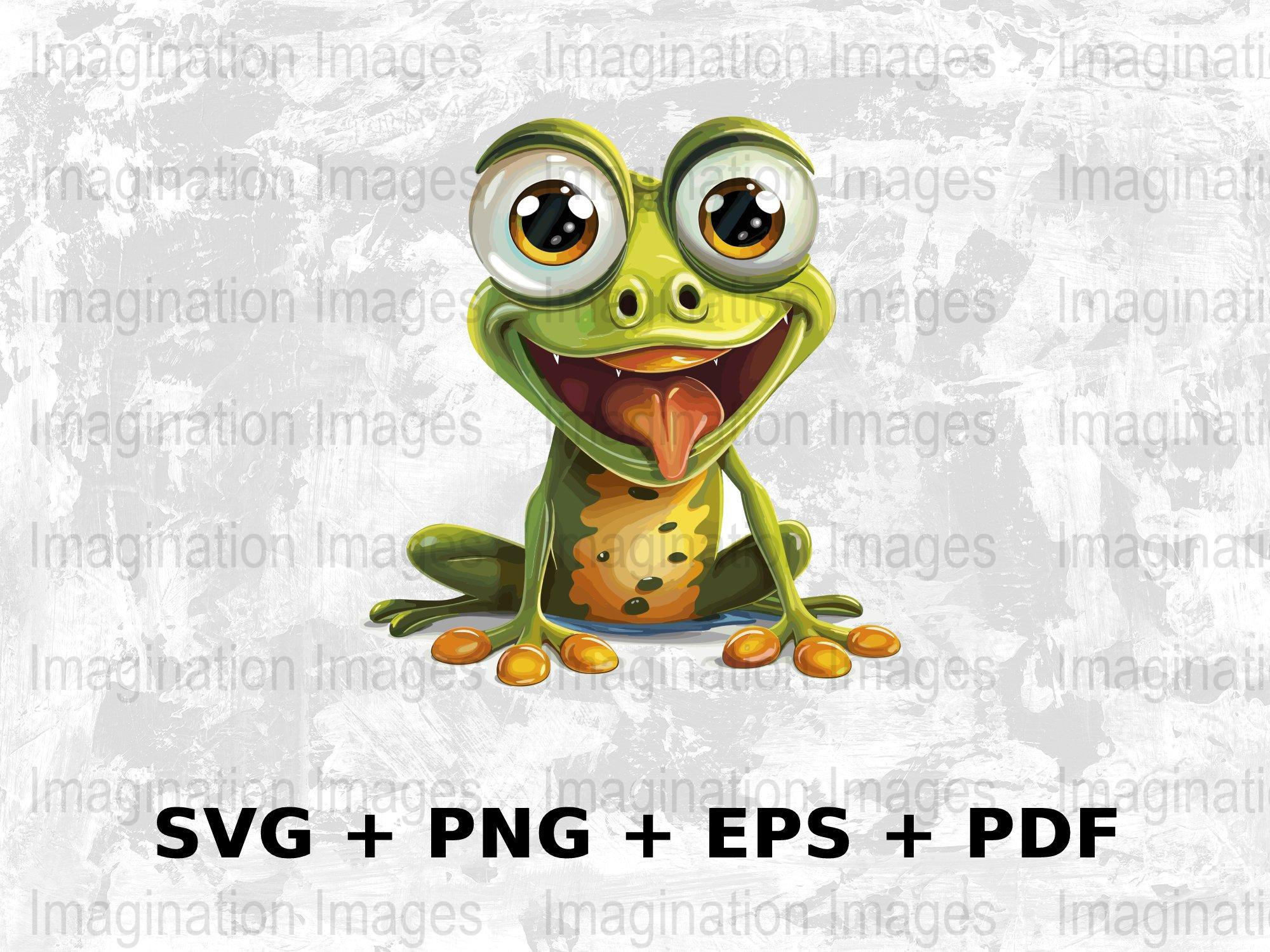 Cartoon frog eyes image Png Svg Pdf Eps Commercial Use - Etsy México