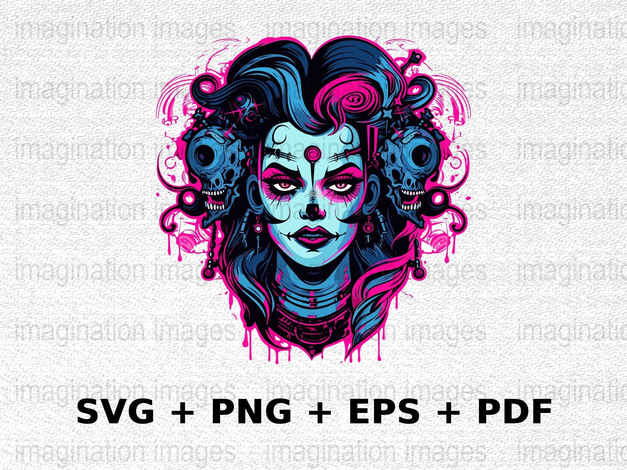 Neon Gothic Design 2 Image | Png Svg Pdf Eps, Commercial Use Vector ...