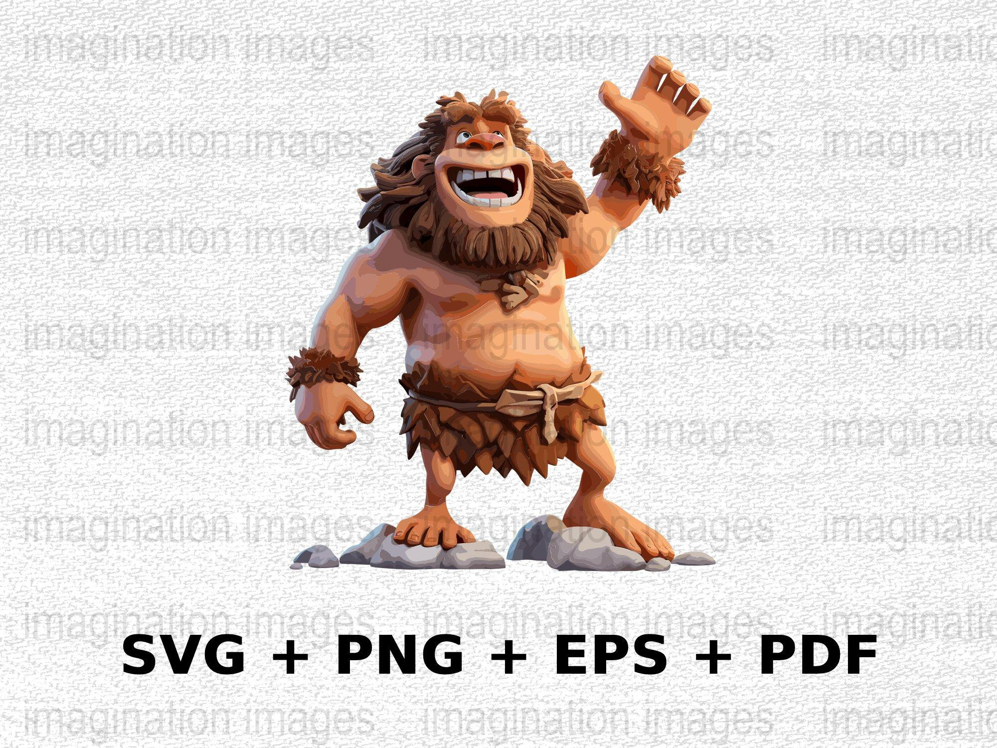 Caveman 3 Image | Png Svg Pdf Eps, Commercial Use Vector Graphics for T ...