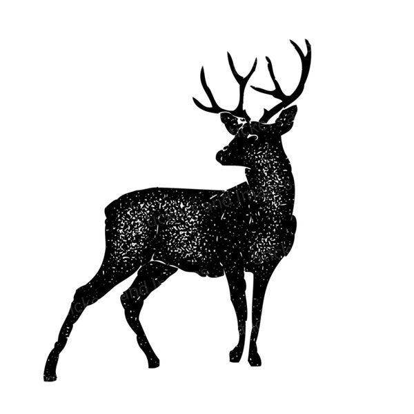 Standing Buck Svg - Etsy