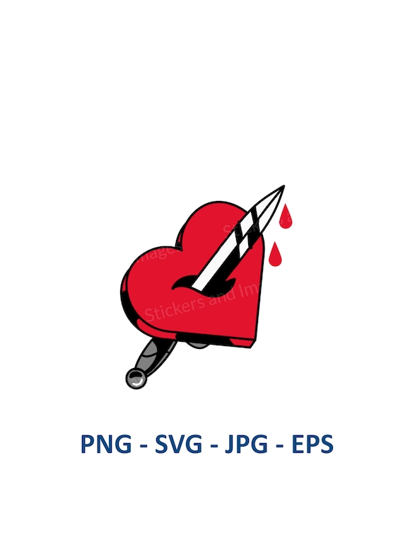 Heart With A Knife Through It