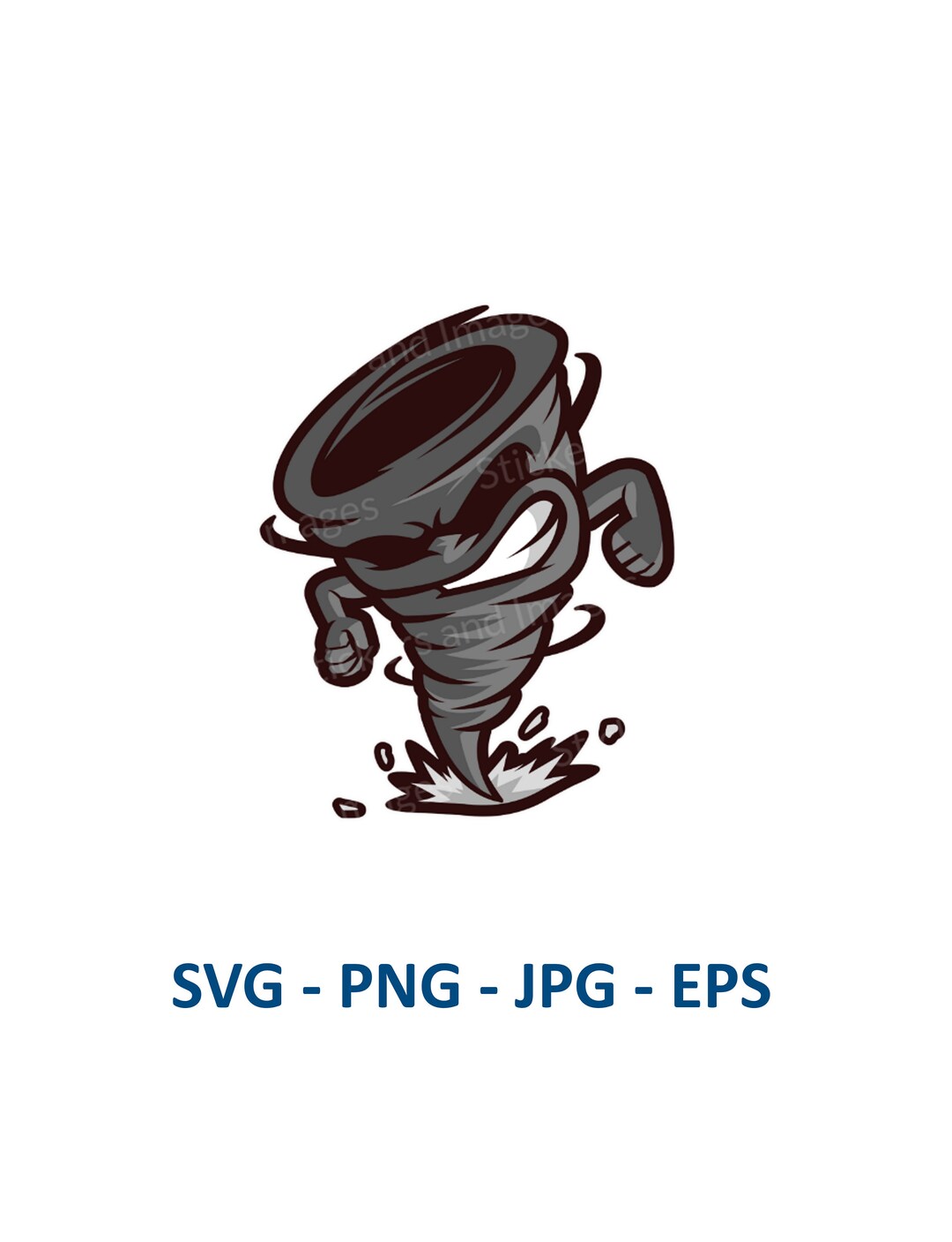 Angry Tornado | Digital File | SVG | PNG | Digital Download - Etsy
