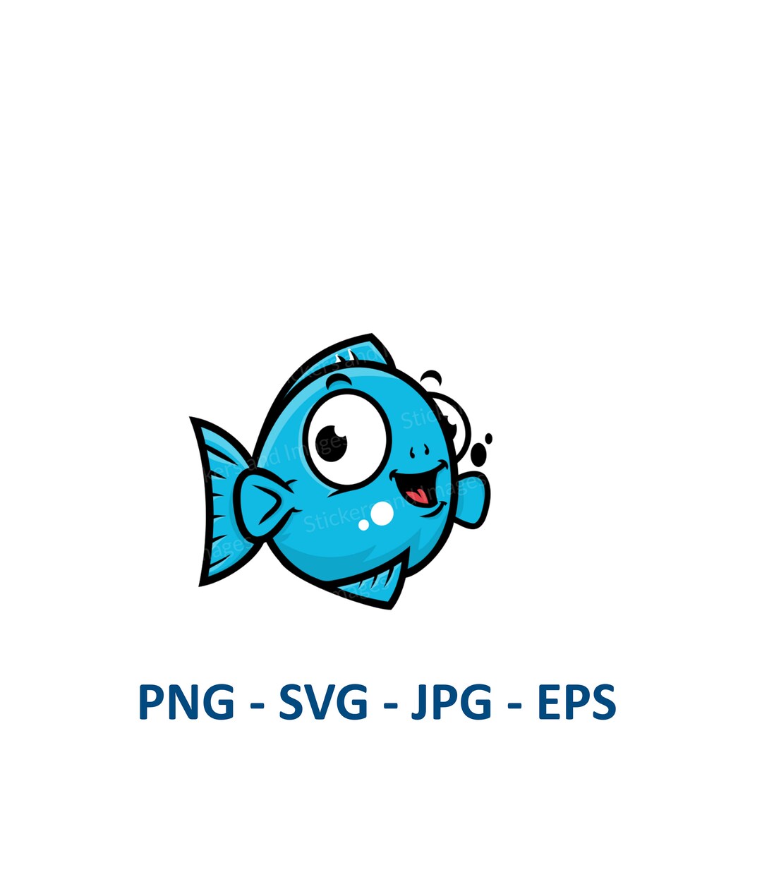 Fish Cartoon | Instant Download | Digital File | SVG | PNG | JPG ...