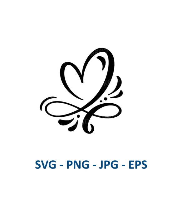 Heart Design Instant Download Digital File SVG PNG | Etsy