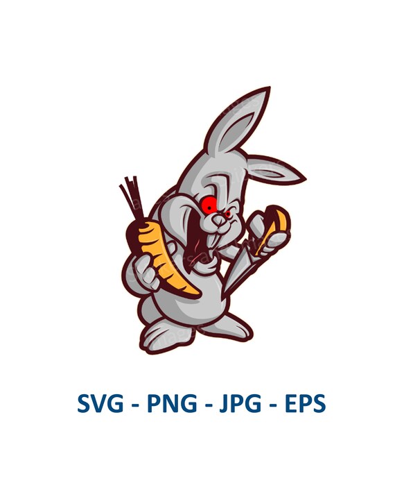 Evil Rabbit Cartoon