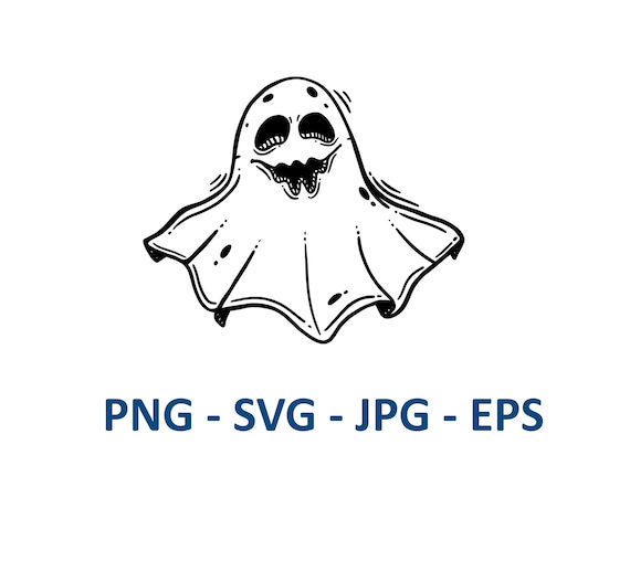 Ghost Instant Download Digital File SVG JPG PNG - Etsy