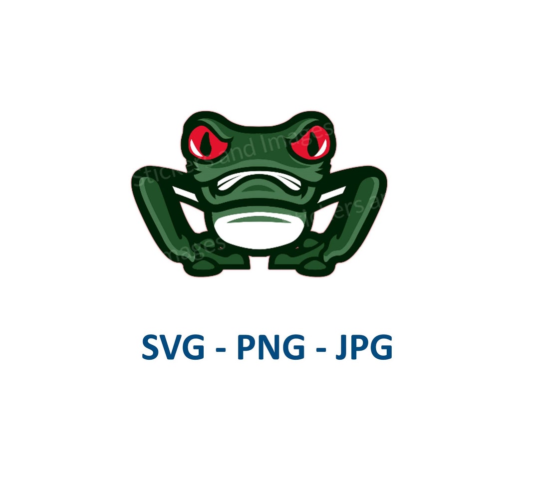 Angry Frog | Instant Download | Digital File | SVG | PNG | JPG ...