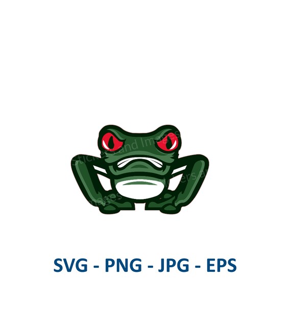 Angry Frog Instant Download Digital File SVG PNG JPG | Etsy