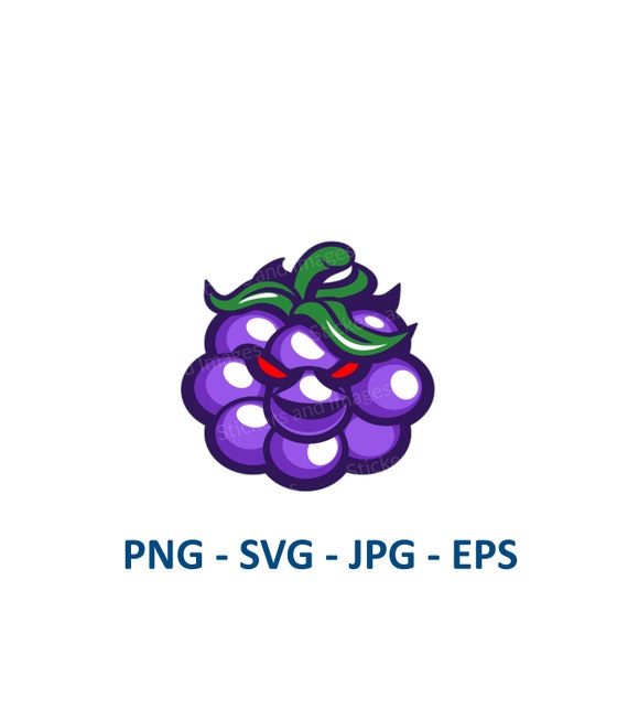Angry Grapes Cartoon Instant Download Digital File SVG | Etsy