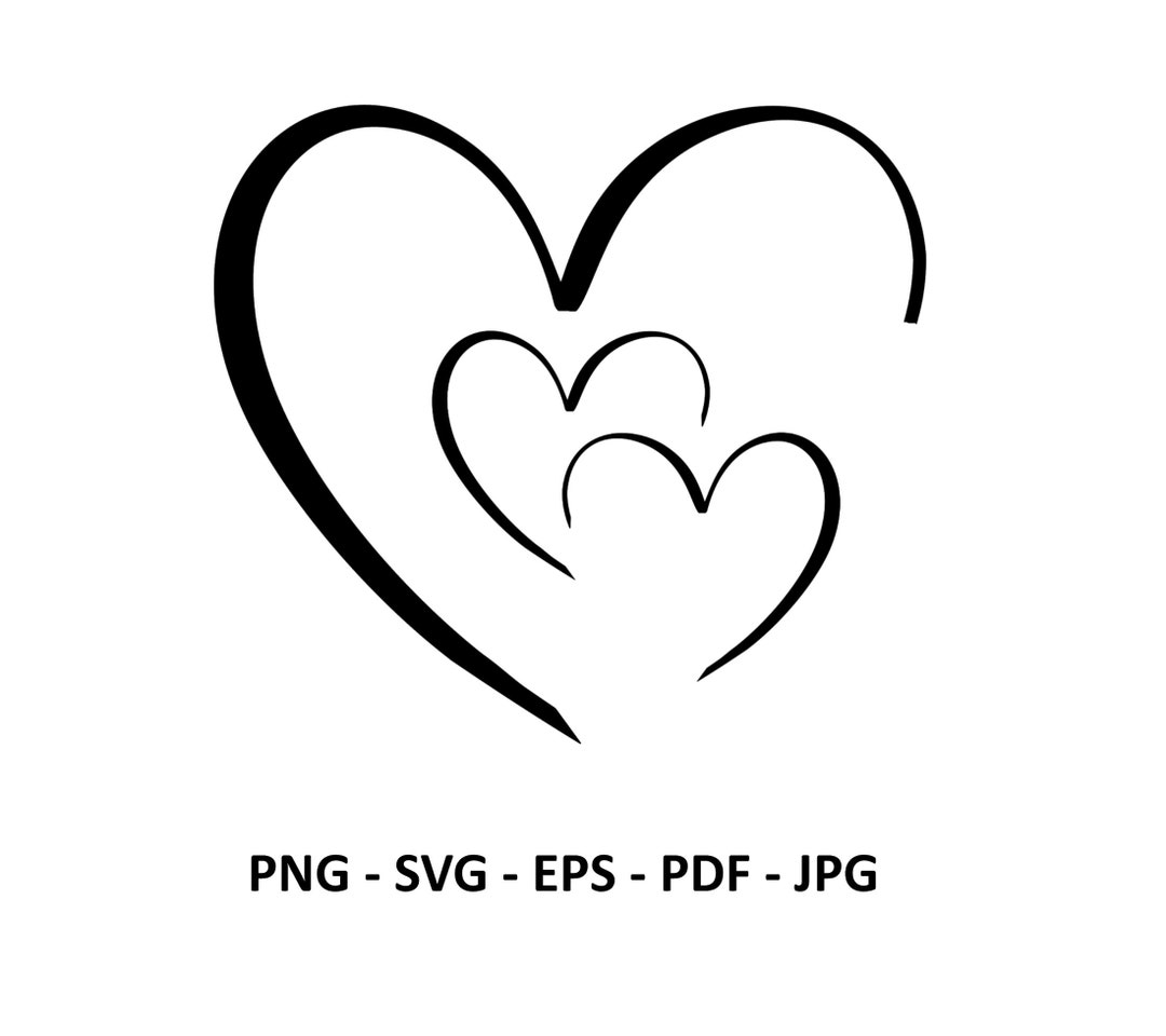 Double Hearts Variation | Original Exclusive Heart Variations | Instant ...