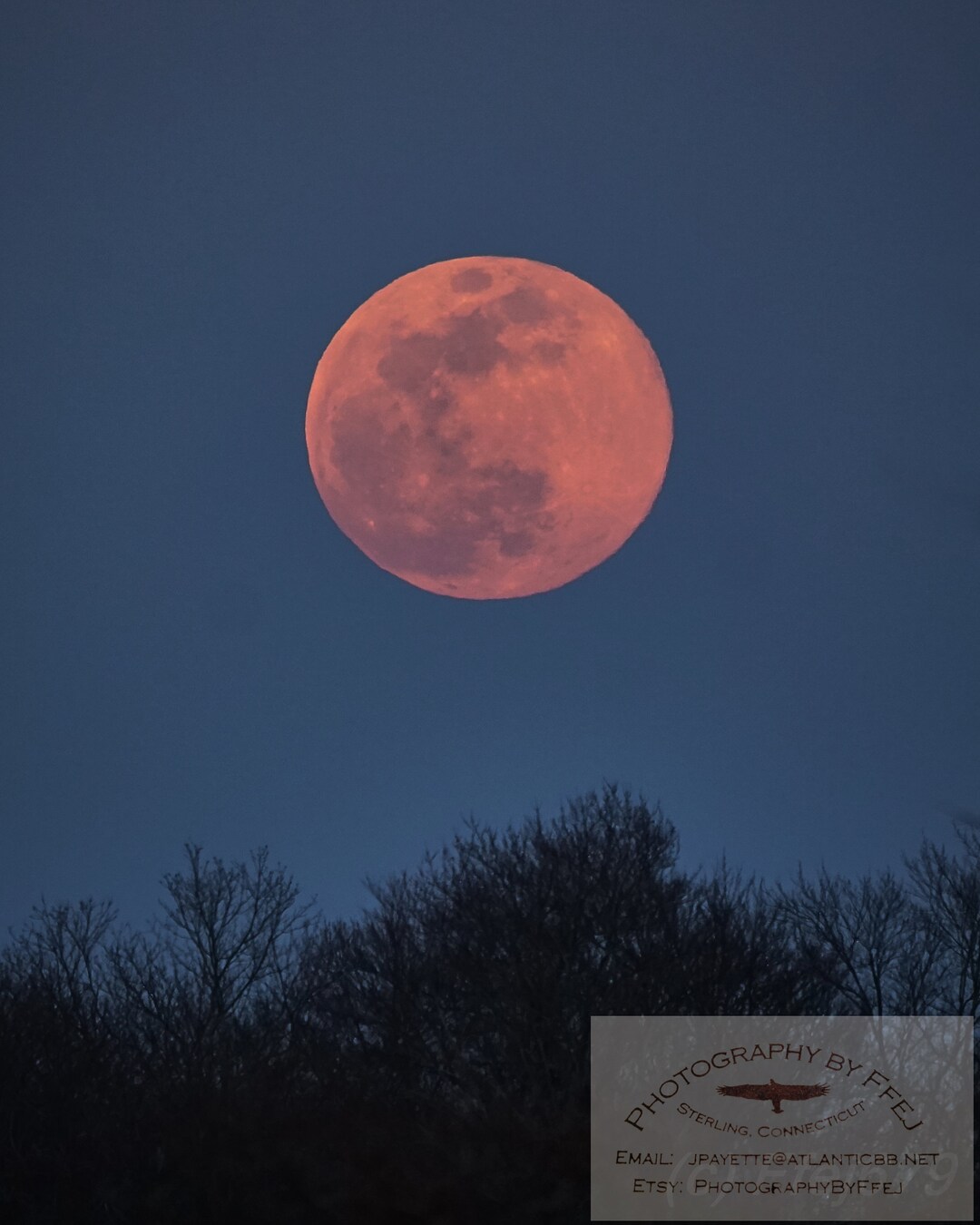 Super Worm Moon, 2019, Ekonk Hill, Sterling, Connecticut - Etsy