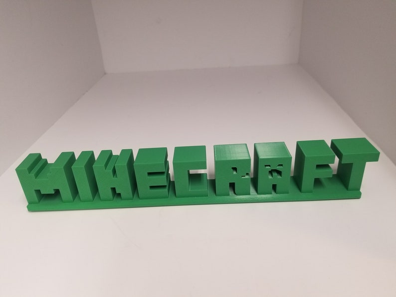 Minecraft Logo Sign - Etsy