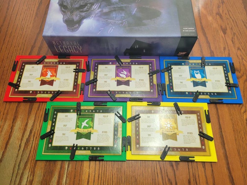 Betrayal Legacy Game Organizers - Etsy