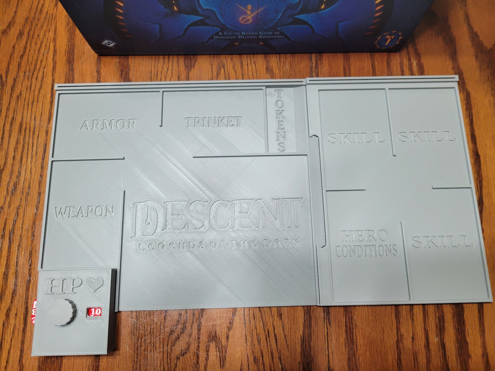 Descent Legends of the Dark Player Dashboard(sleeved Cards Compatible ...