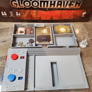 Ultimate Gloomhaven Player Dashboard W/storage Tray and Character Card ...