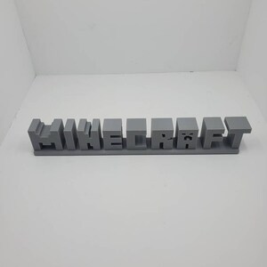 Minecraft Logo Sign - Etsy
