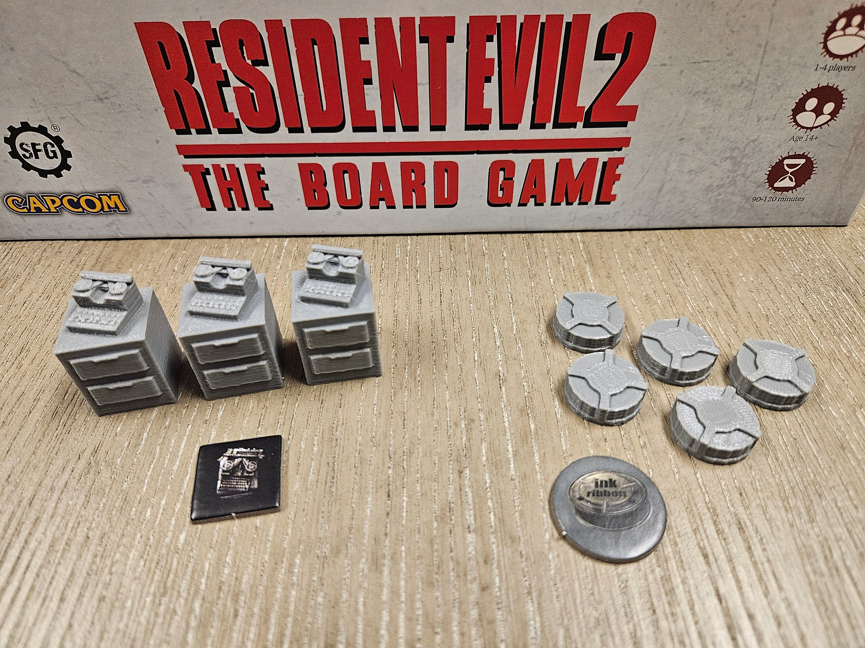 Resident Evil 1/2/3 3D Board Game Pieces - Etsy
