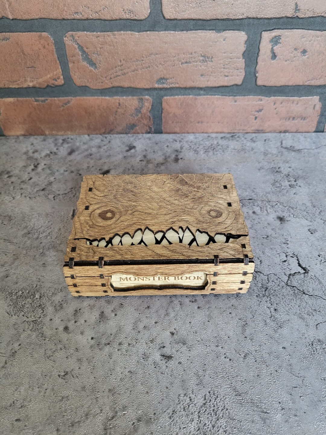 Hand Crafted Baltic Birch Monster Book Box - Etsy