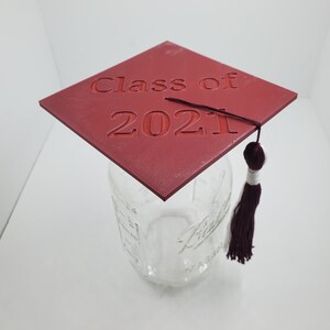 Graduation Cap for Mason Jar 3D Printed Standard/wide-mouth *JAR ...