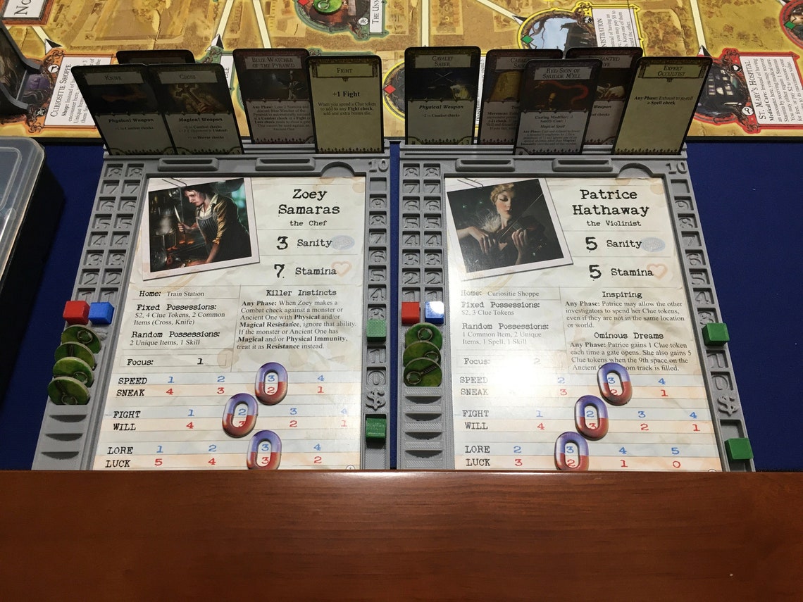 Arkham Horror 2nd Edition Player Dashboard - Etsy