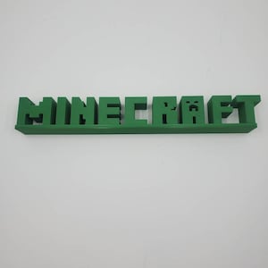 Minecraft Logo Sign - Etsy