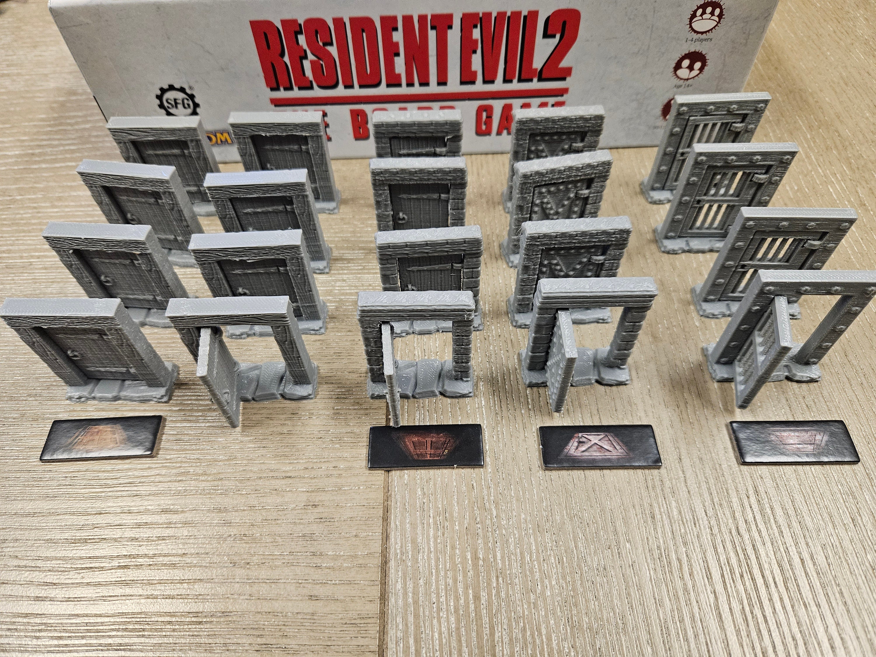 Resident Evil 1/2/3 3D Board Game Pieces - Etsy