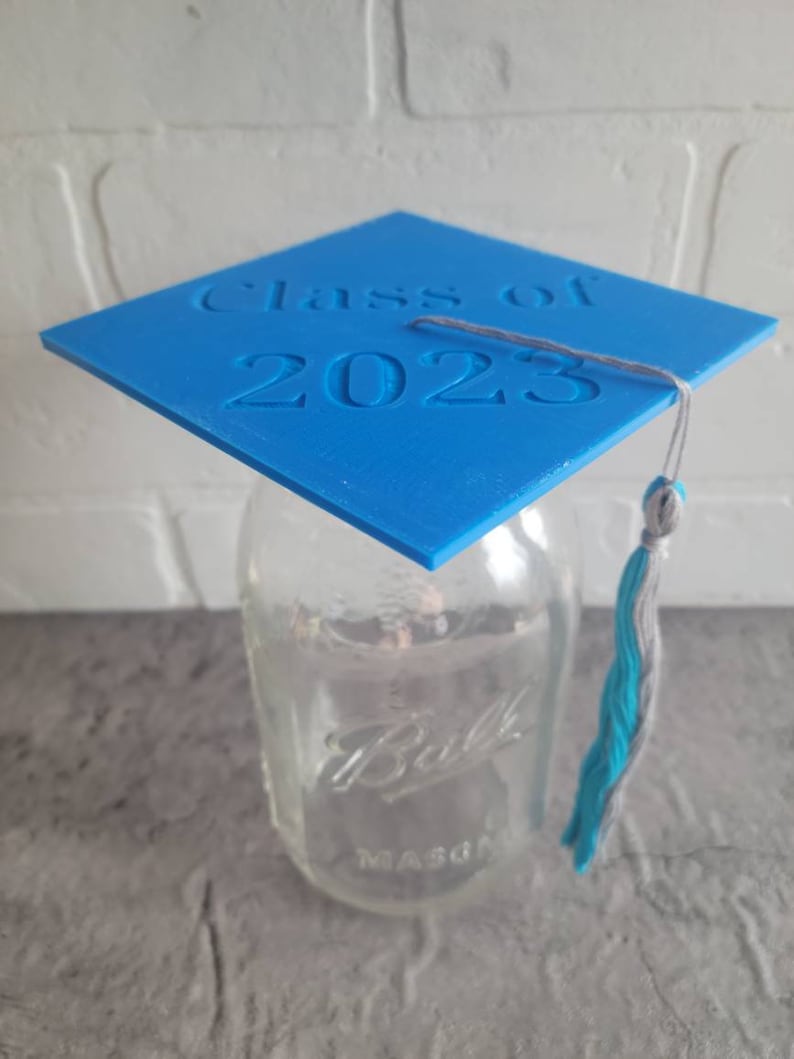 Graduation Cap for Mason Jar 3D Printed Standard/wide-mouth *JAR ...