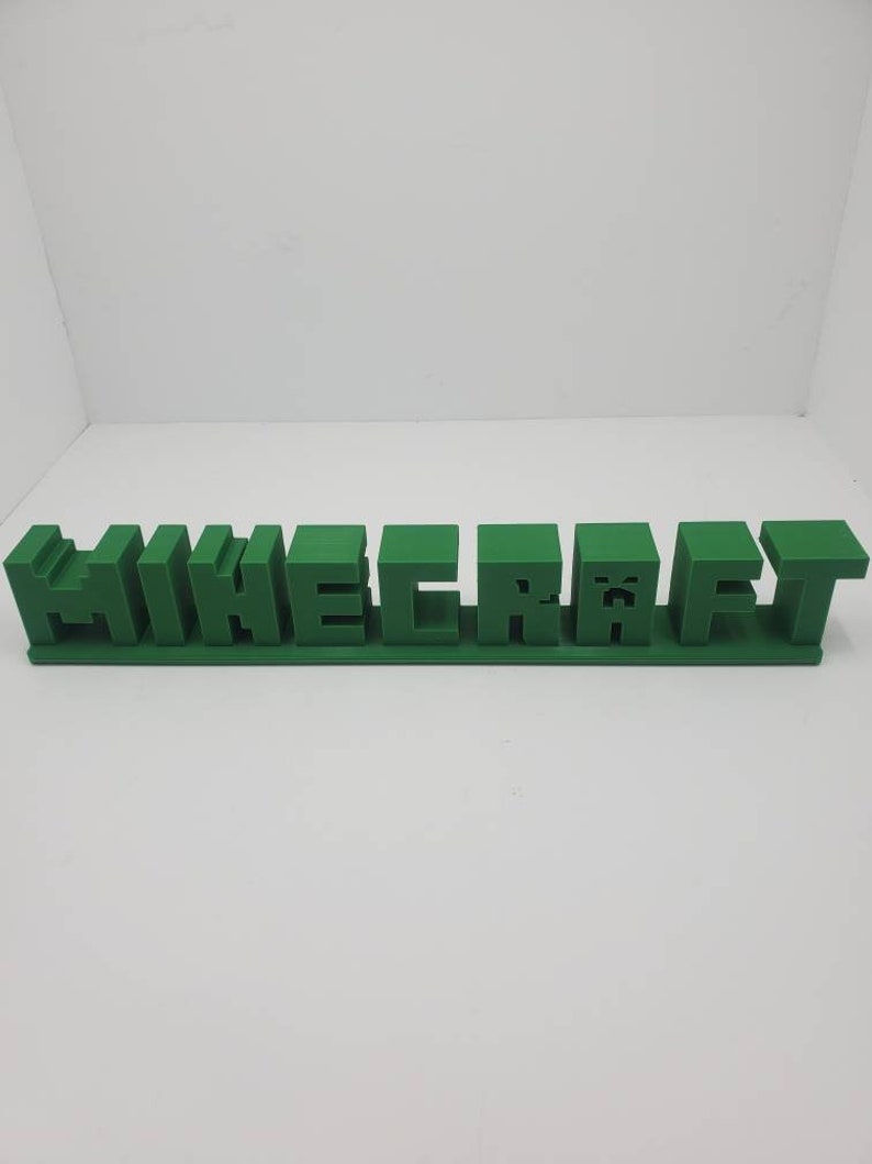 Minecraft Logo Sign - Etsy