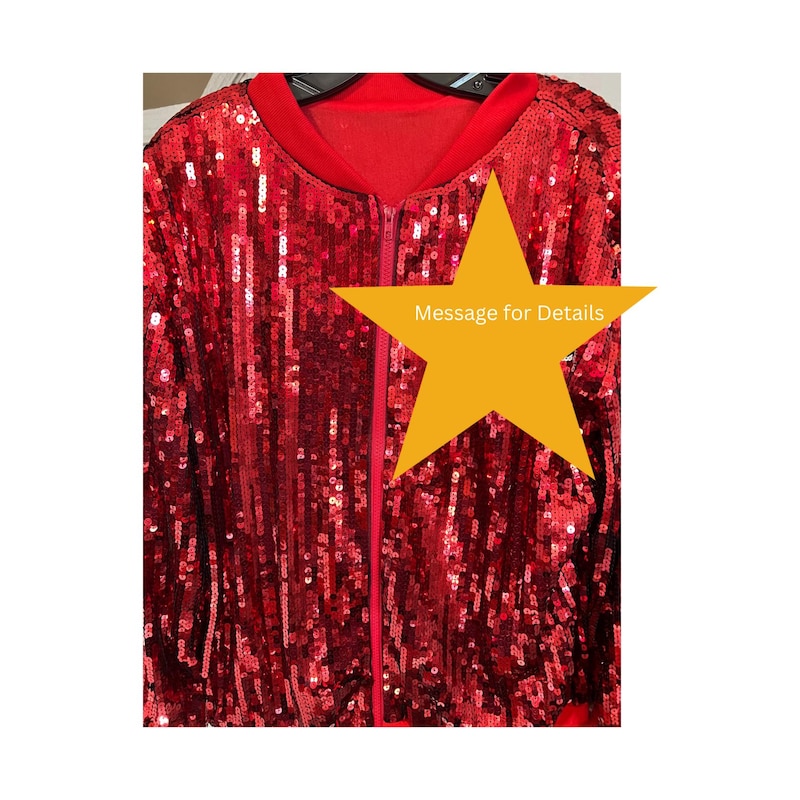 Sequin Jacket - Etsy