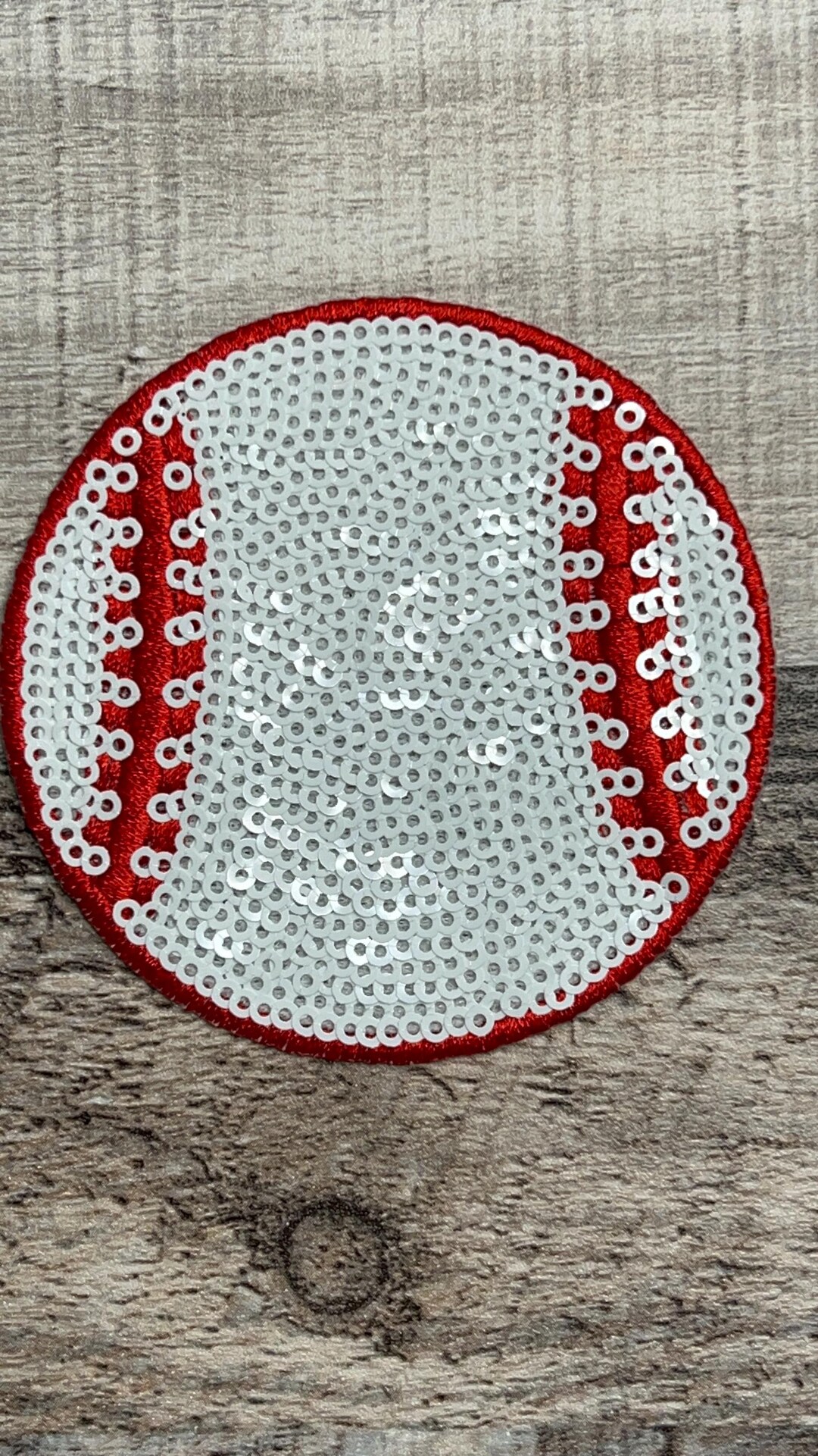 Baseball Sequin Patch, 3 in Small Patch, Baseball Patch/ Sequin Patch ...