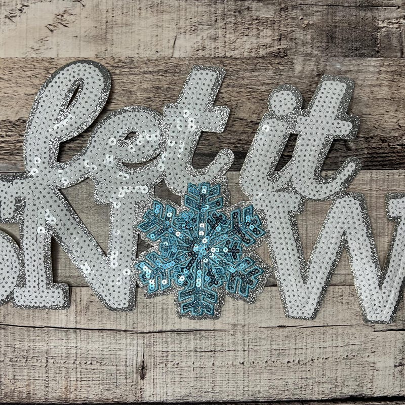 Let It Snow Letters - Etsy