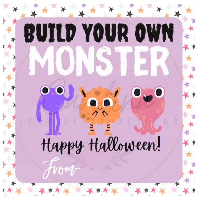 Monster Printable - Etsy