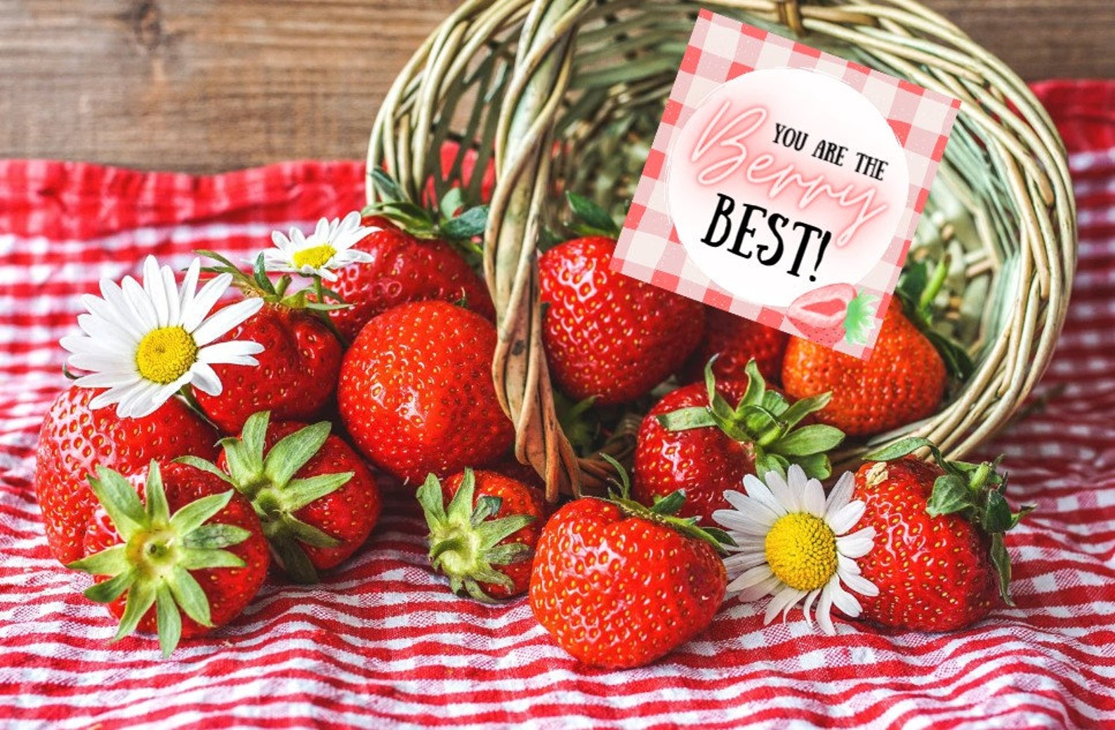 Printable Berry Thank You Tags Teacher Gift Tags Thank You - Etsy