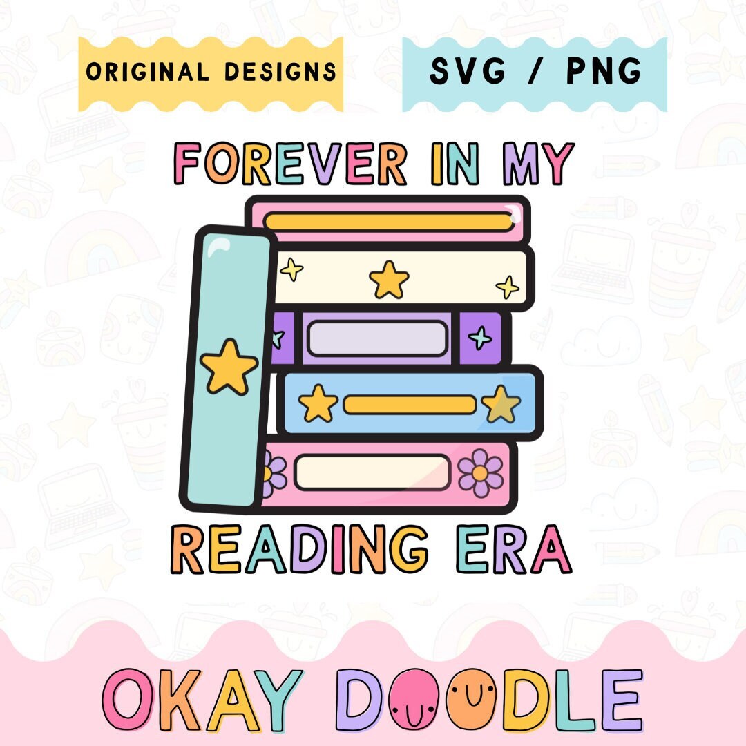 Forever in My Reading Era | Book Lovers SVG PNG | Commercial Use - Etsy