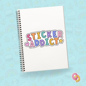 Sticker Addict | Small Business SVG PNG | Digital Download for ...